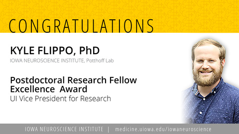 Congratulations to Kyle Flippo, PhD on receiving the Postdoctoral Research Fellow Excellence ...